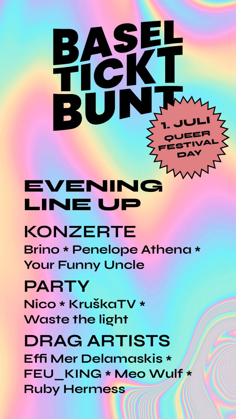 Basel tickt bunt - Abend » Gannet, Holzpark Klybeck | GAYBASEL